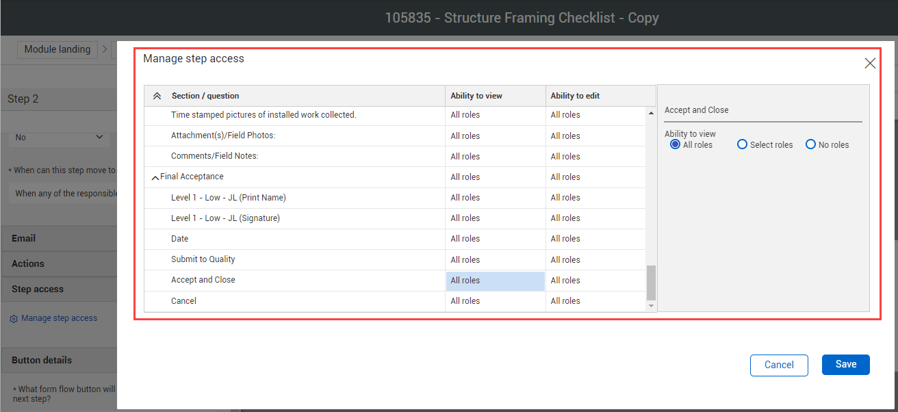 Setup additional form flow steps